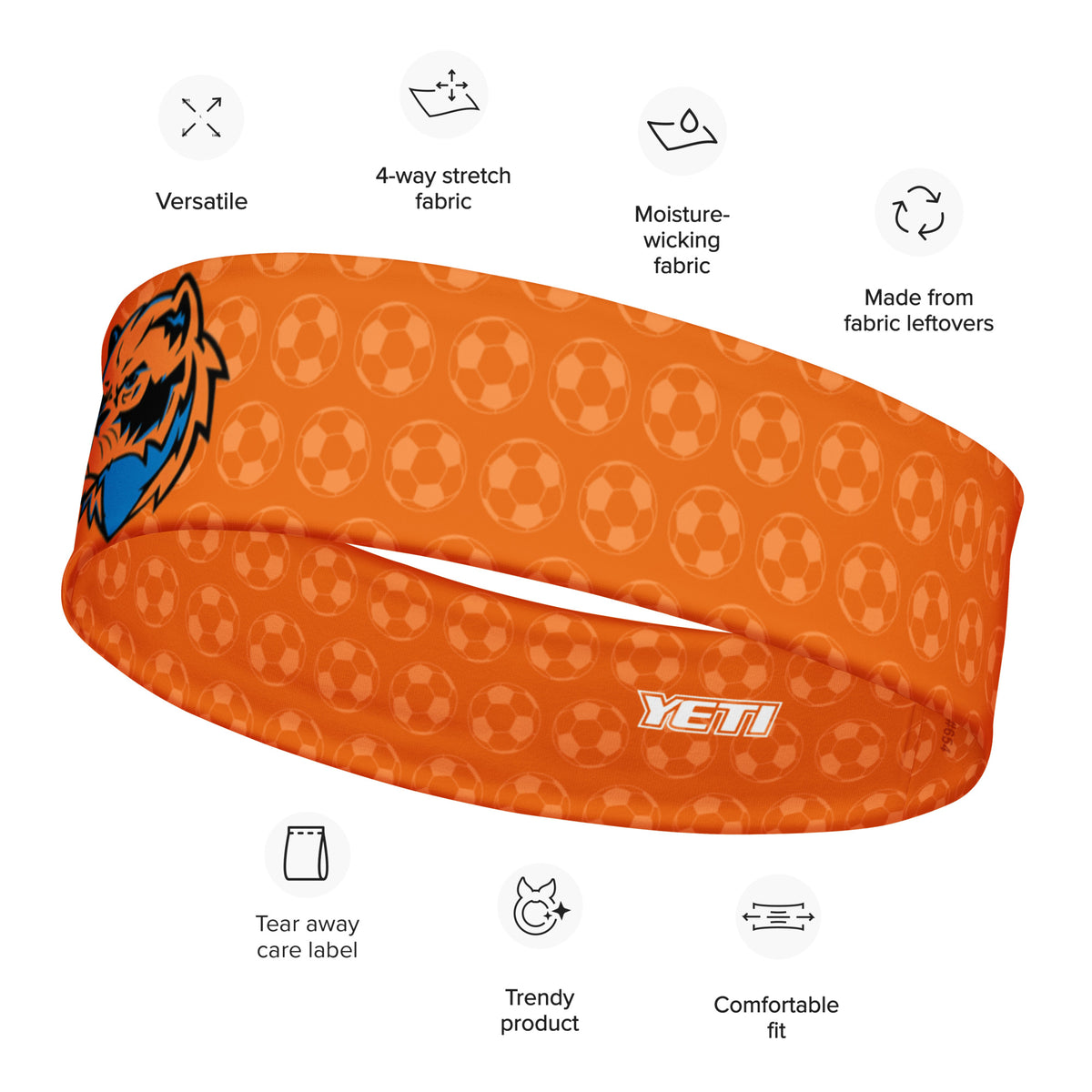 Soccer Performance Headband – Yeti Print Company