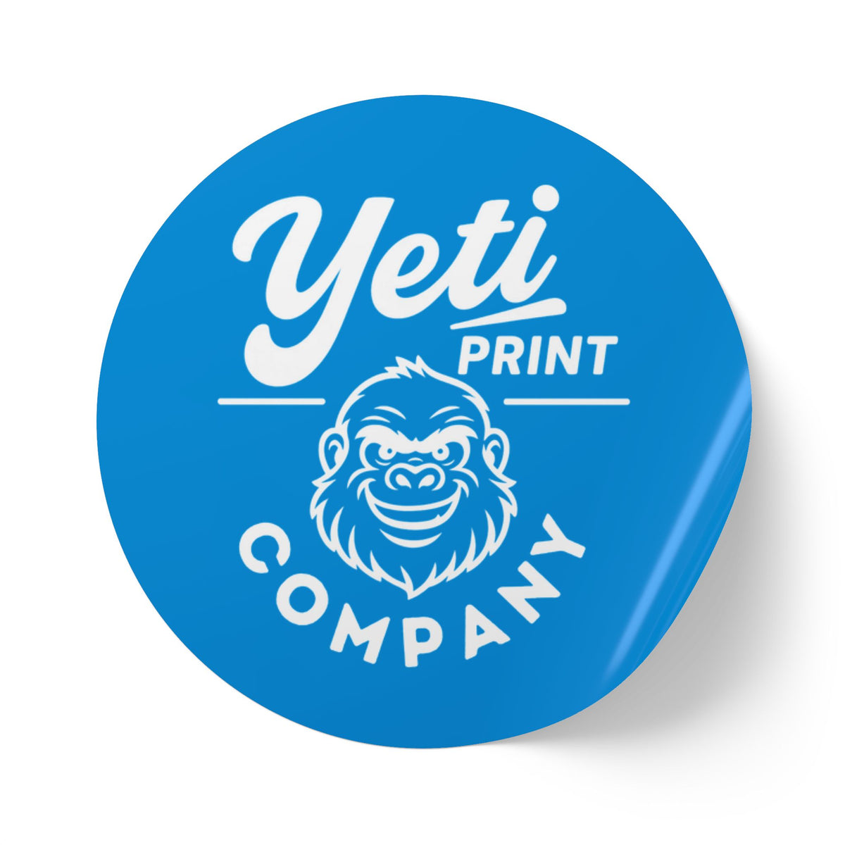Round Sticker Label Roll – Yeti Print Company